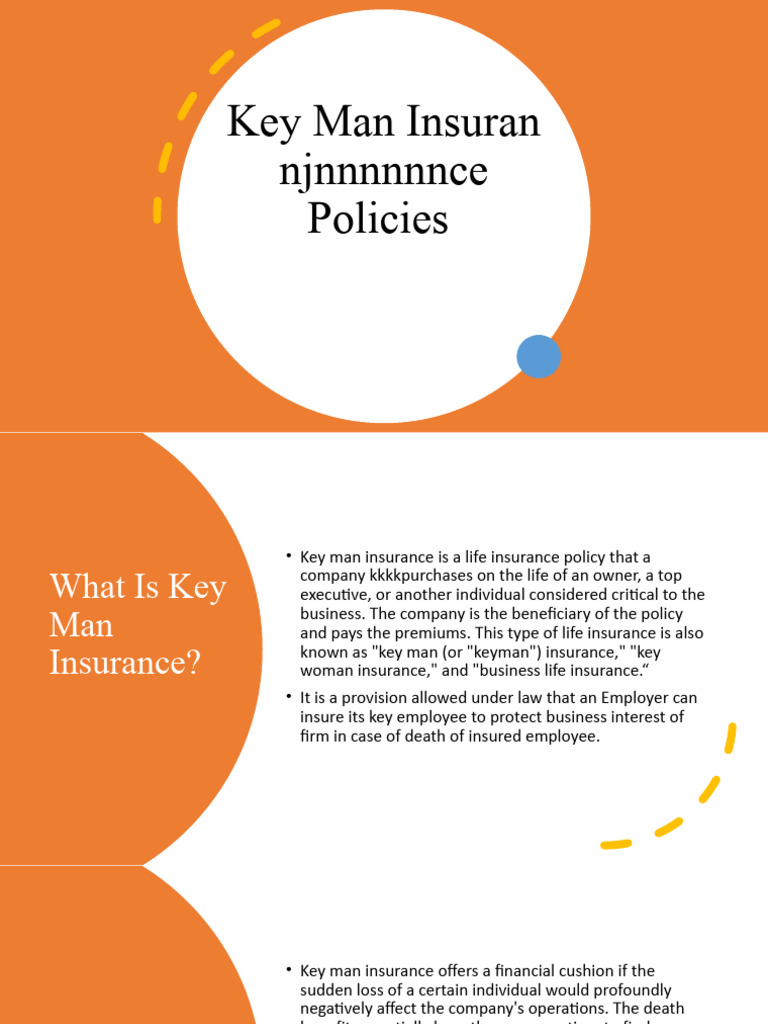Key Man Insurance Overview and Benefits | PDF | Insurance | Life Insurance