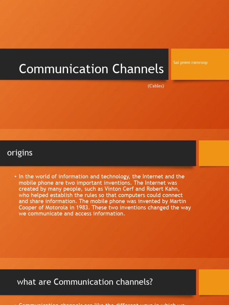 Communication Channels | PDF | Transmission Medium | Telecommunications