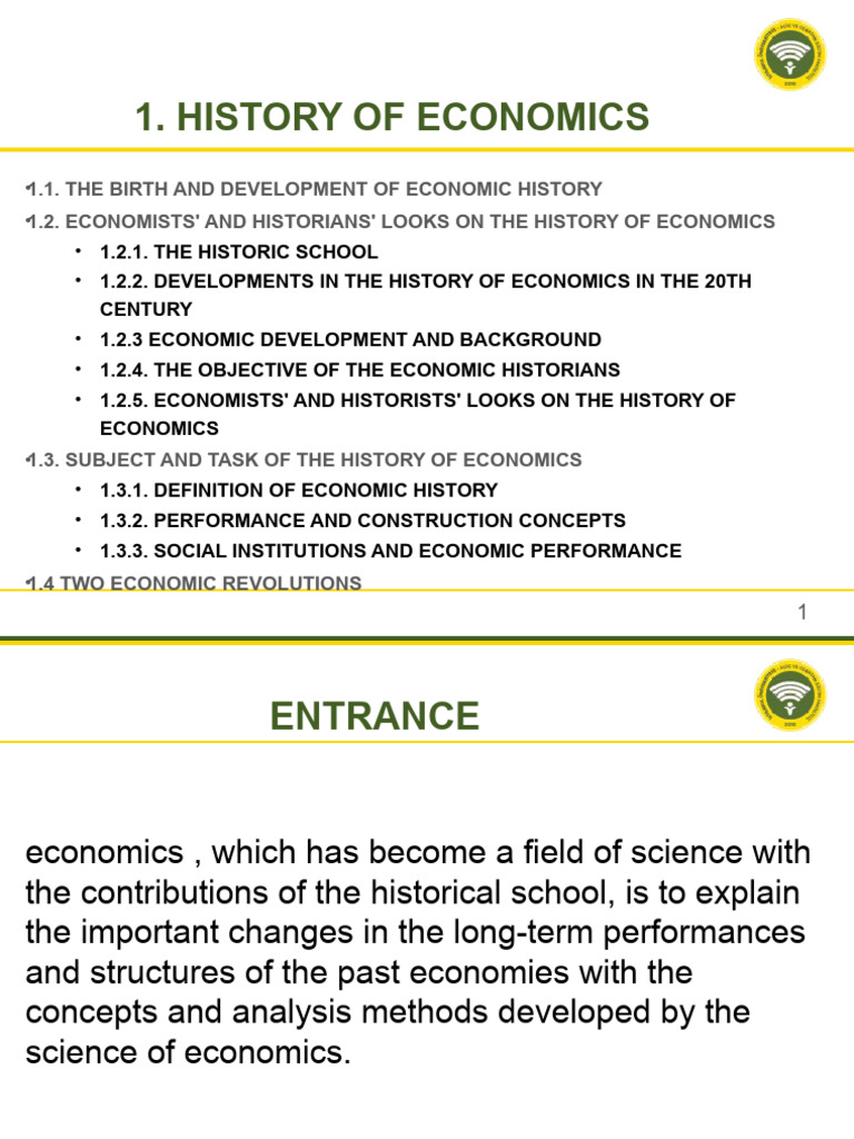 Evolution of Economic History Insights | PDF | Economics | Science