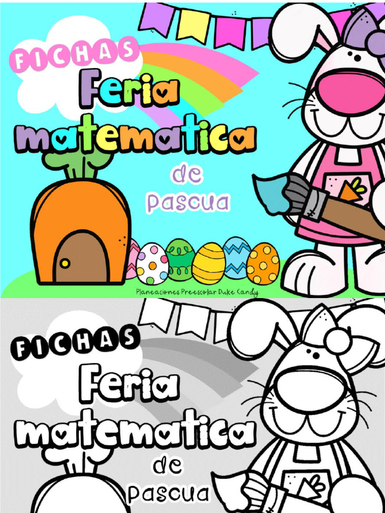 Cuadernillo Plan Feria Matematica Pascua Dulce Candy | PDF | Matemáticas