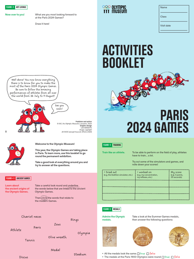 Booklet Museum Paris24 Eng | PDF | Olympic Games | Nations At The Olympics