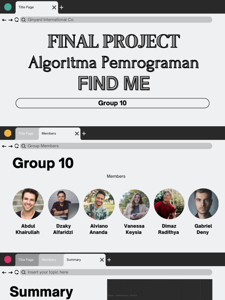 Final Project ALPRO | PDF