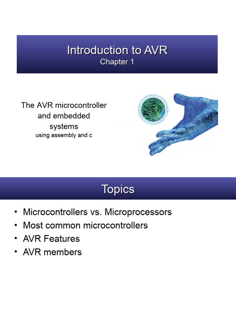 Introduction and AVR Architecture | PDF | Microcontroller | Central ...
