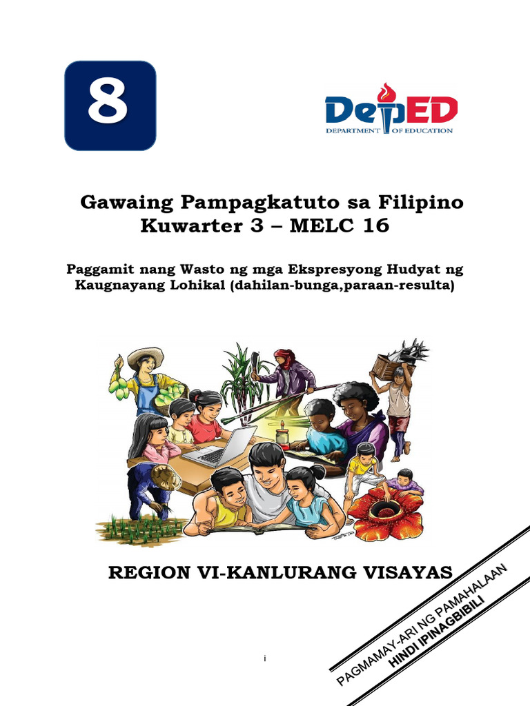 LAS Filipino8 Q3 MELC 16 | PDF