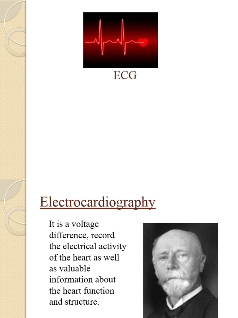 Ecg | PDF | Electrocardiography | Thorax (Human Anatomy)