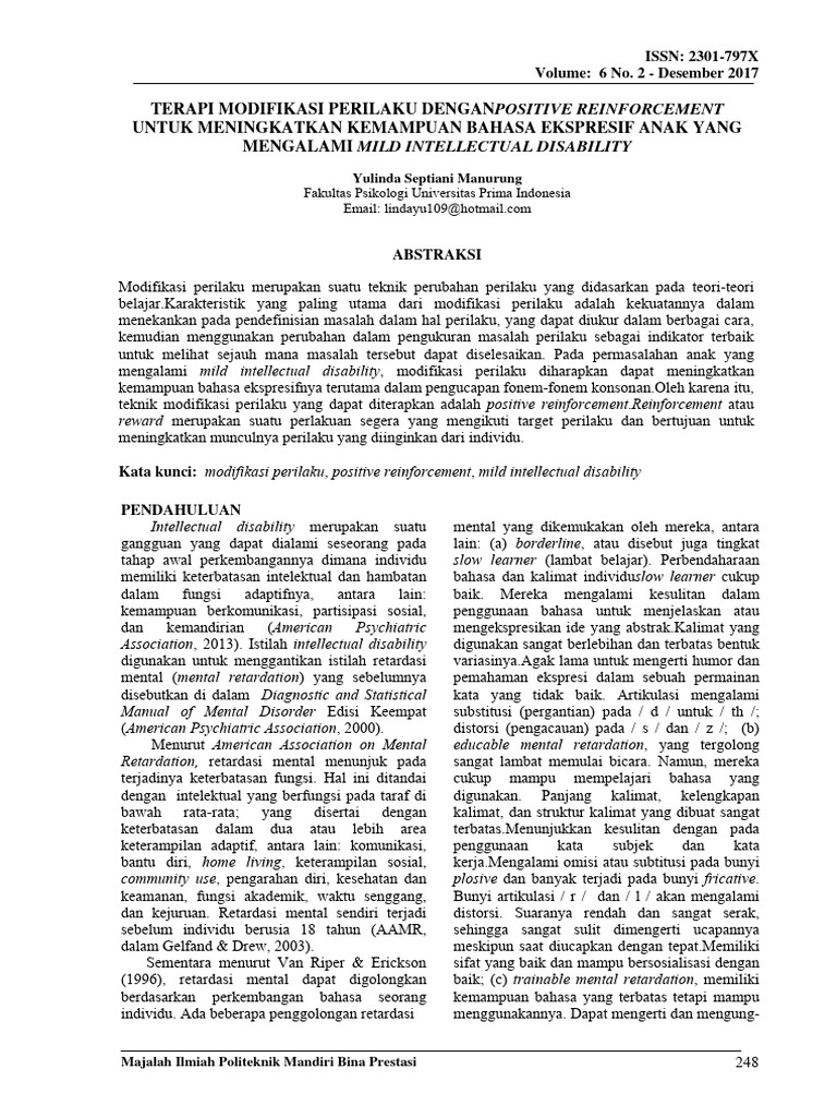 10 - Terapi Modifikasi Perilaku Denganpositive Reinforcement | PDF