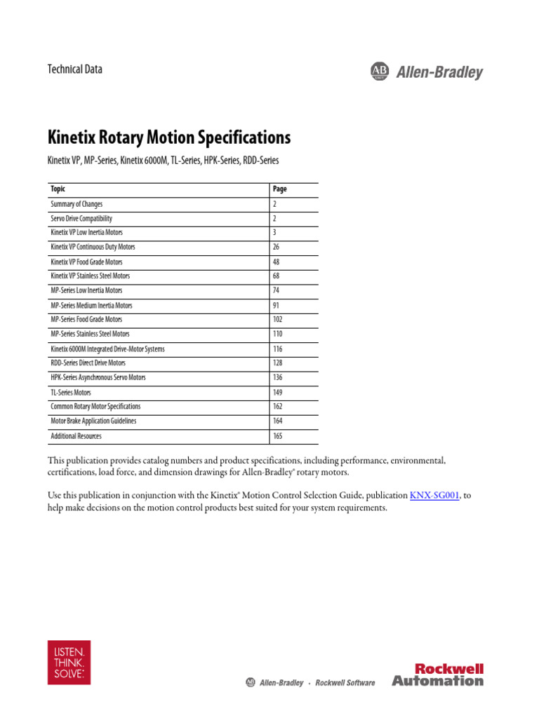 Kinetix Rotary Motors Technical Document knx-td001 - En-P | PDF ...