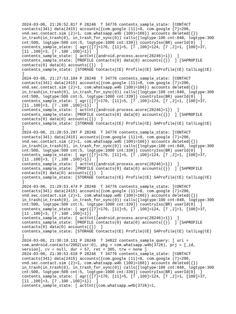 Contact and Call Log Data Analysis | PDF | Teaching Methods & Materials | Technology & Engineering