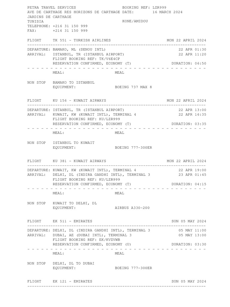 Billet KONE AMIDOU | PDF