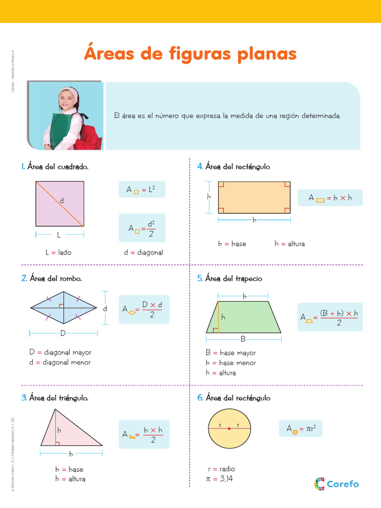 Áreas de Figuras Planas | PDF | Geometria Elementar