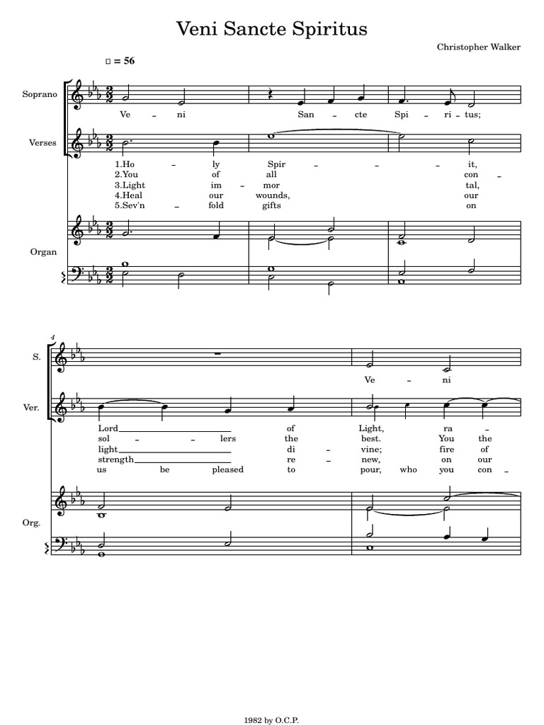 Veni Sancte Spiritus | PDF