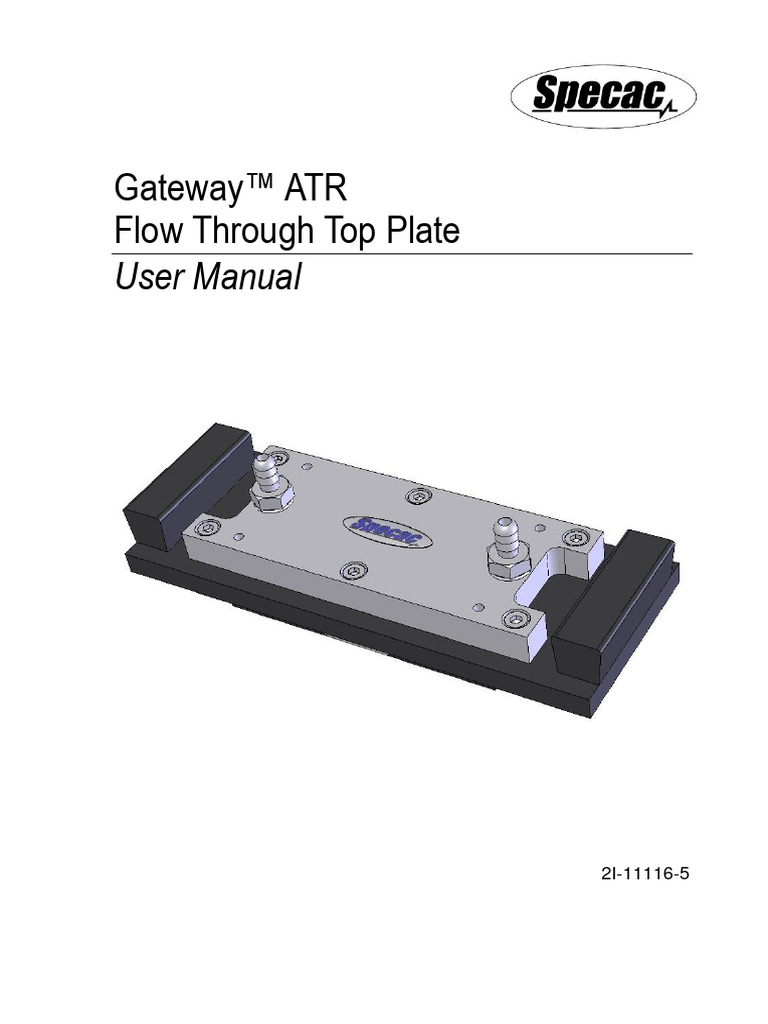 2I-11116-5 Gateway ATR Flow Through Top Plate | PDF | Water | Leak