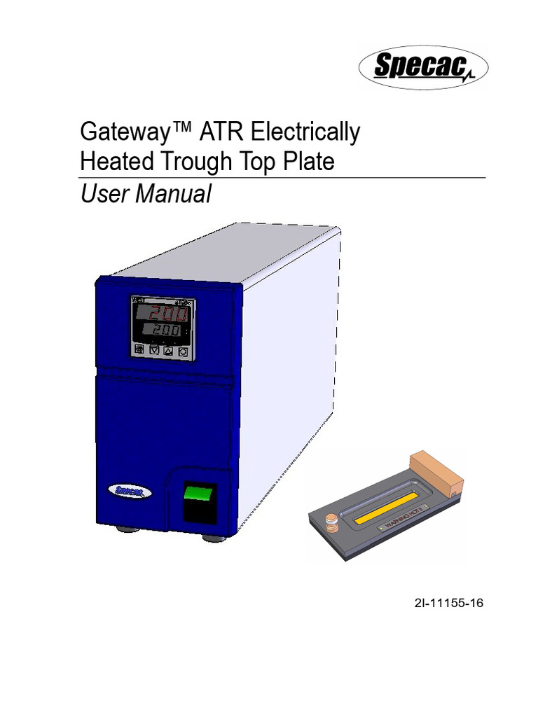 2I-11155-16 Gateway ATR Electrically Heated Trough Top Plate | PDF ...