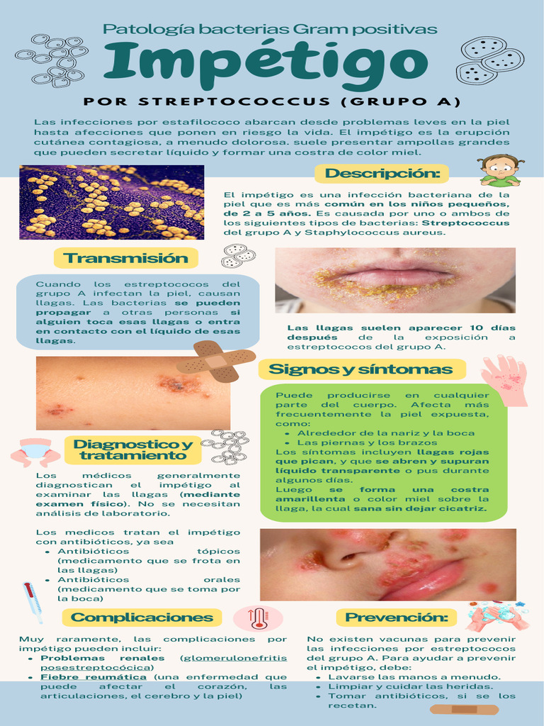 Infografía Enfermedad Impétigo | Descargar gratis PDF | Medicina ...