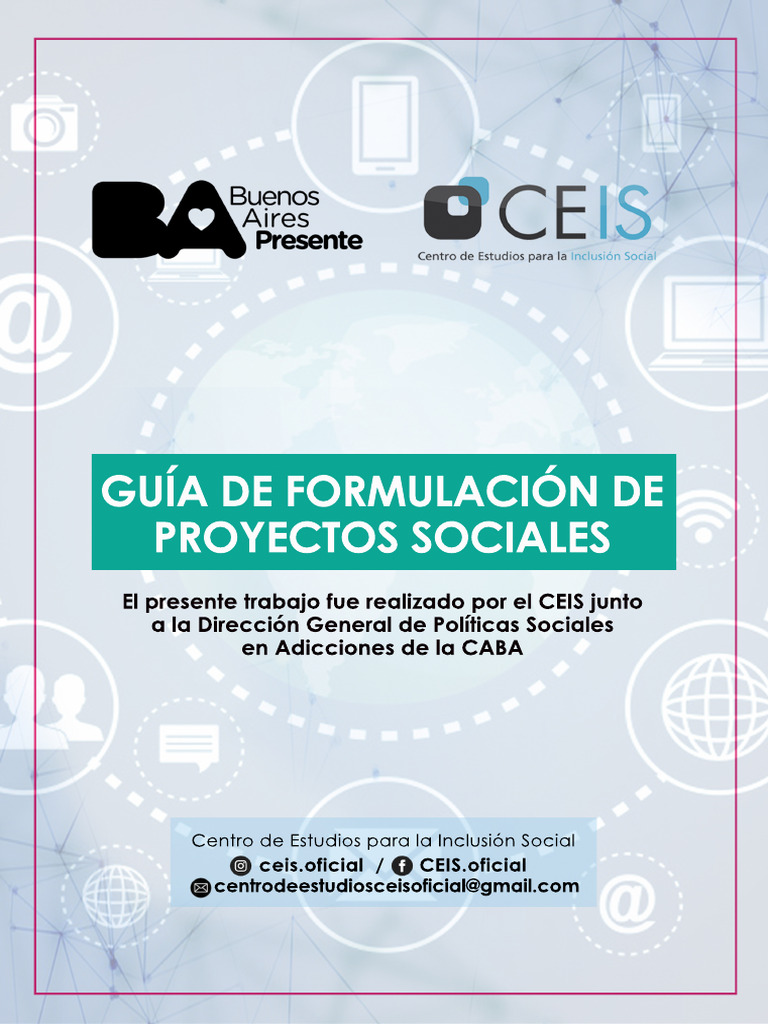 Guía para La Formulación de Proyectos Sociales-CEIS-2023 | PDF | Evaluación | Presupuesto