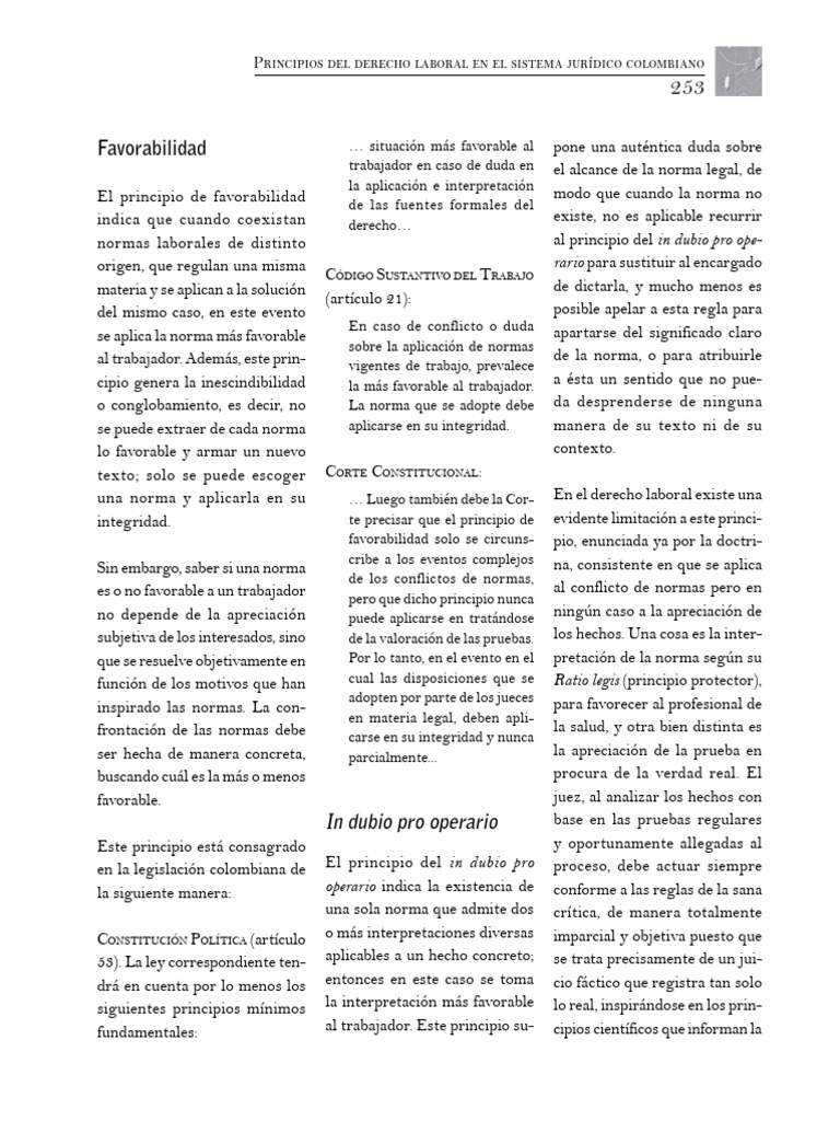 Principios Del Derecho Laboral | PDF | Derecho laboral | Constitución
