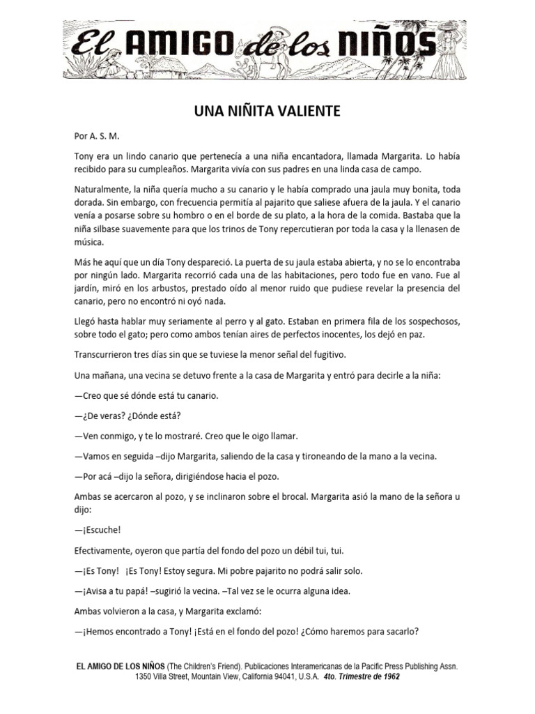 Una Niña Valiente | PDF | Novela negra, policíaca y suspenso