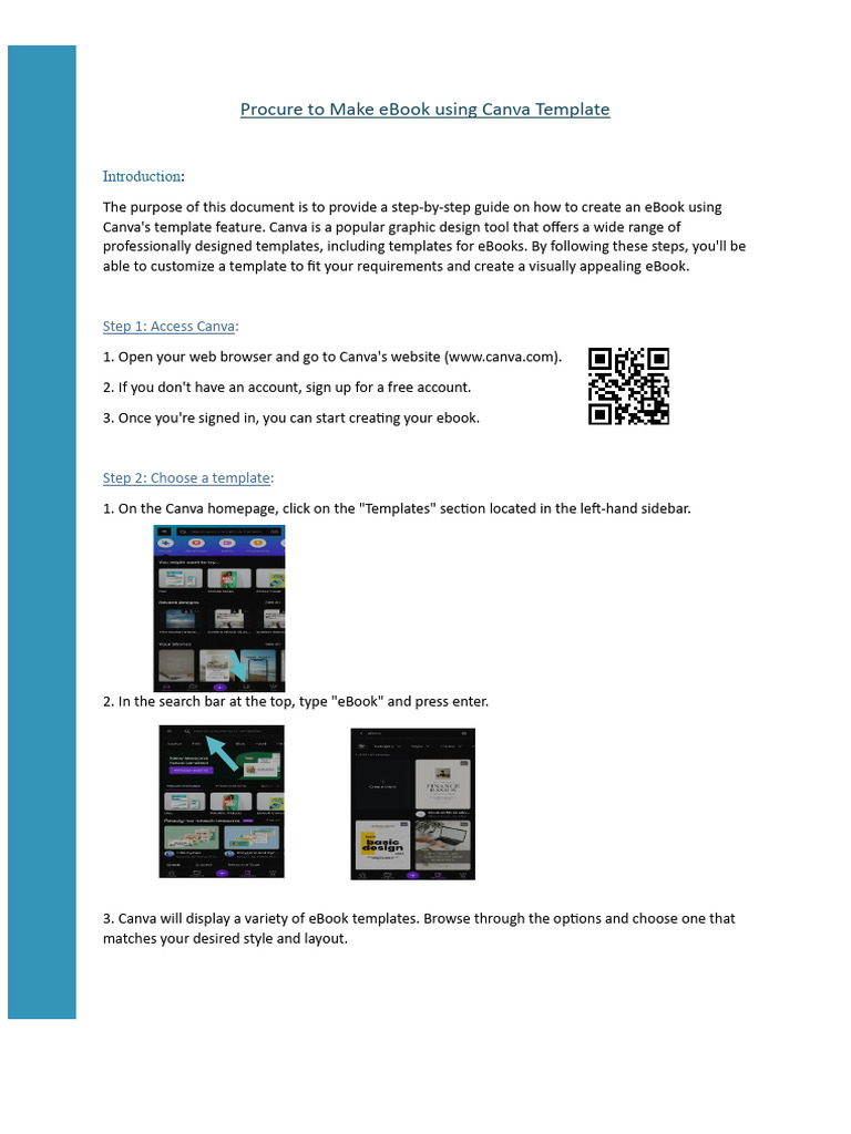 Procure To Make Ebook Using Canva Template | PDF | Page Layout | Software