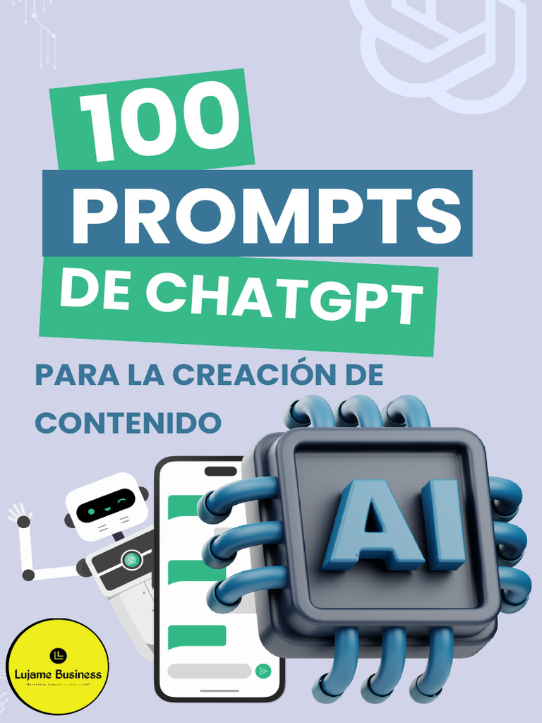 100 Prompts Creativos para ChatGPT | PDF | Blog | Facebook