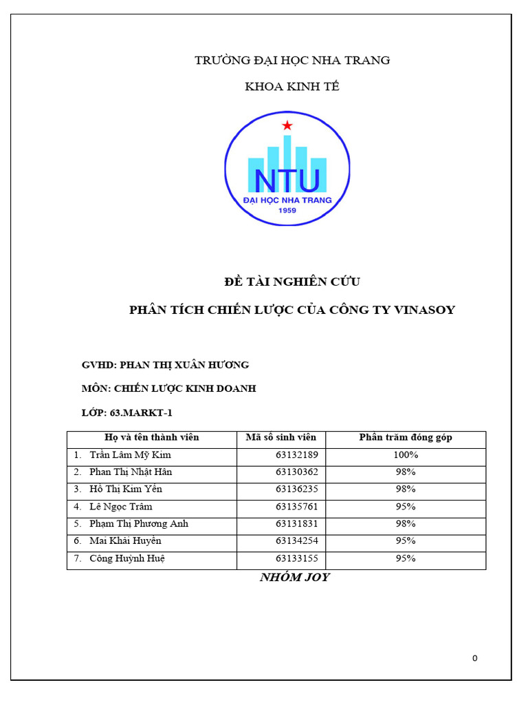 Nhóm Joy-63.Markt1-Bài Gi A K | PDF
