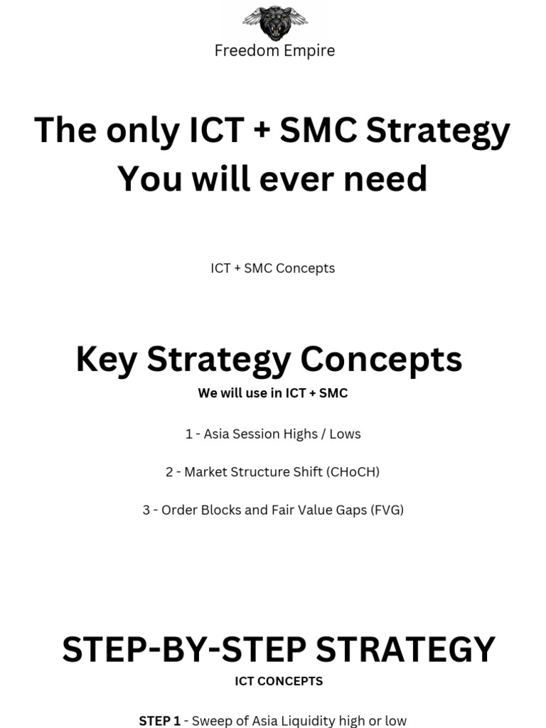 The Only ICT + SMC Strategy You Will Ever Need | PDF | Business | Computers