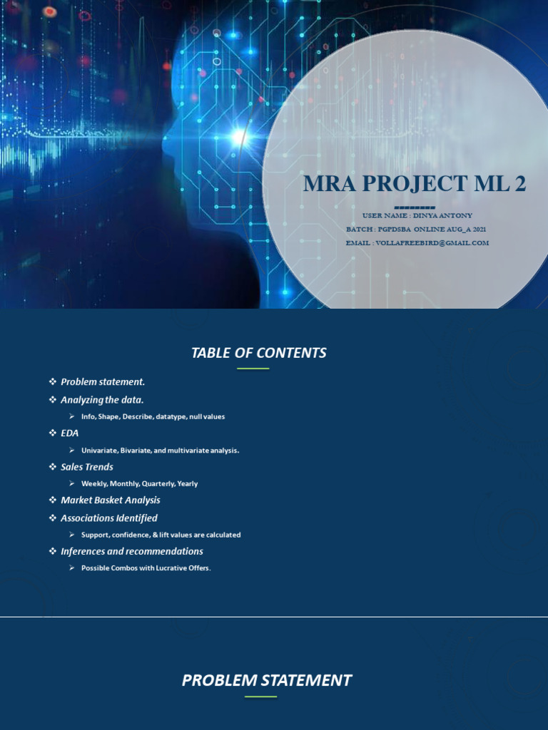 Dinya Antony MRA ML2 | PDF | Information Technology | Applied Mathematics