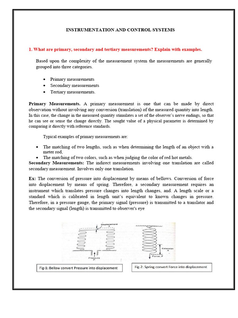 Instrumentation and Control Systems 123 | PDF | Accuracy And Precision ...
