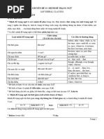 Đề Kiểm Tra Giữa Kì 1 - t.anh 9 | PDF