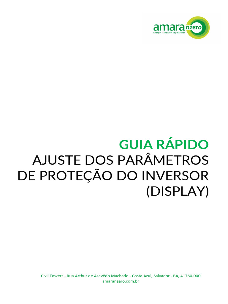 ST - AMARA.SOLIS.002-Rev00 - Ajuste de Parametros de Proteção Via ...