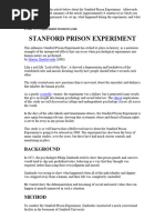 Stanford Prison Experiment Overview | PDF | Psychology