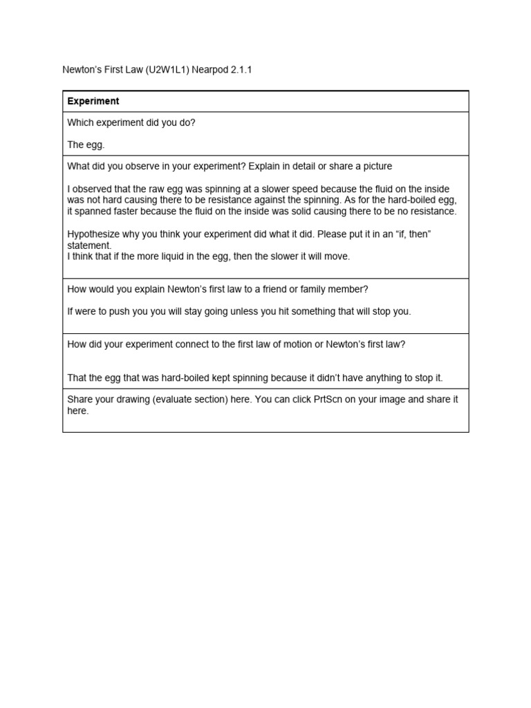 Unit 2 Week 1 Lesson 1 Recording Sheet | PDF | Wellness | Science ...