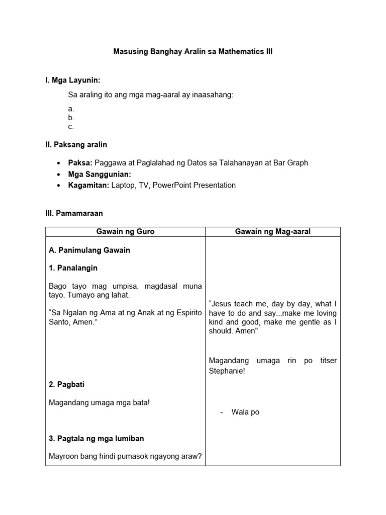 MATH-3-DLP-BAR-GRAPH | PDF