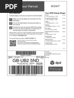 DPD Return Label | PDF
