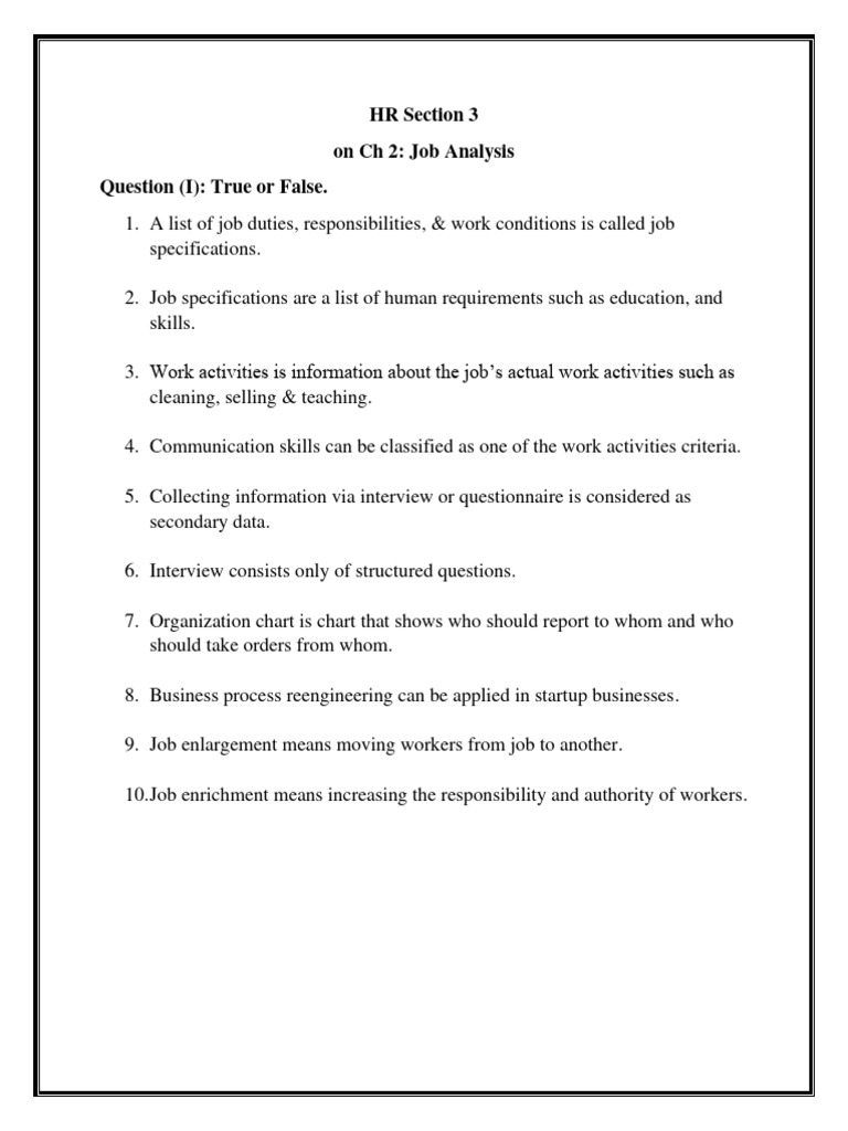 HR Section3 Ch2 | PDF | Business | Organizational Behavior