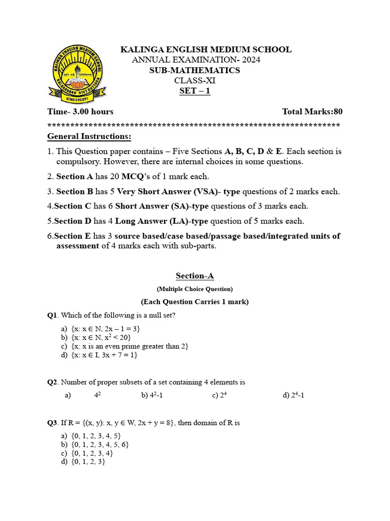 SET-1-1 | PDF | Science