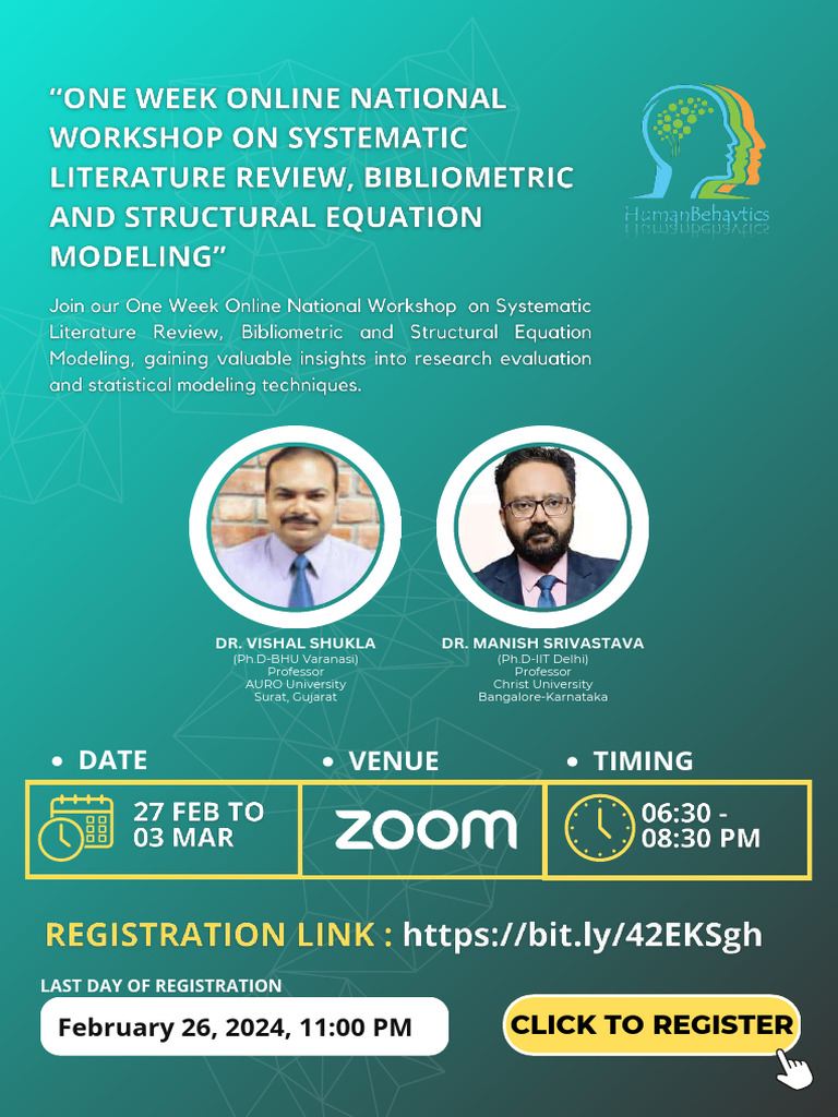 Workshop Brochure Pdf Science Scholarly Communication