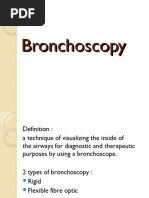 Pulmonology: Bronchoscopy Note | PDF | Pulmonology | Respiratory System