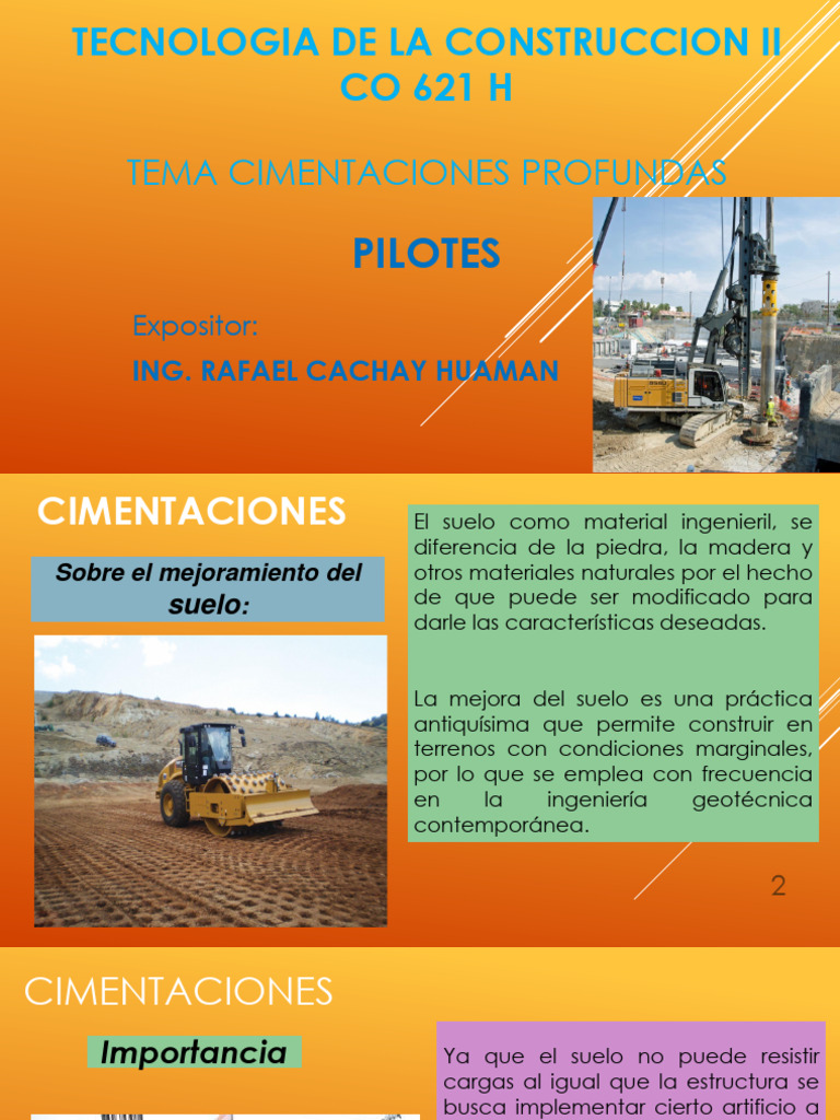Cimentaciones Profundas: Pilotes y Suelo | PDF | Fundación profunda ...