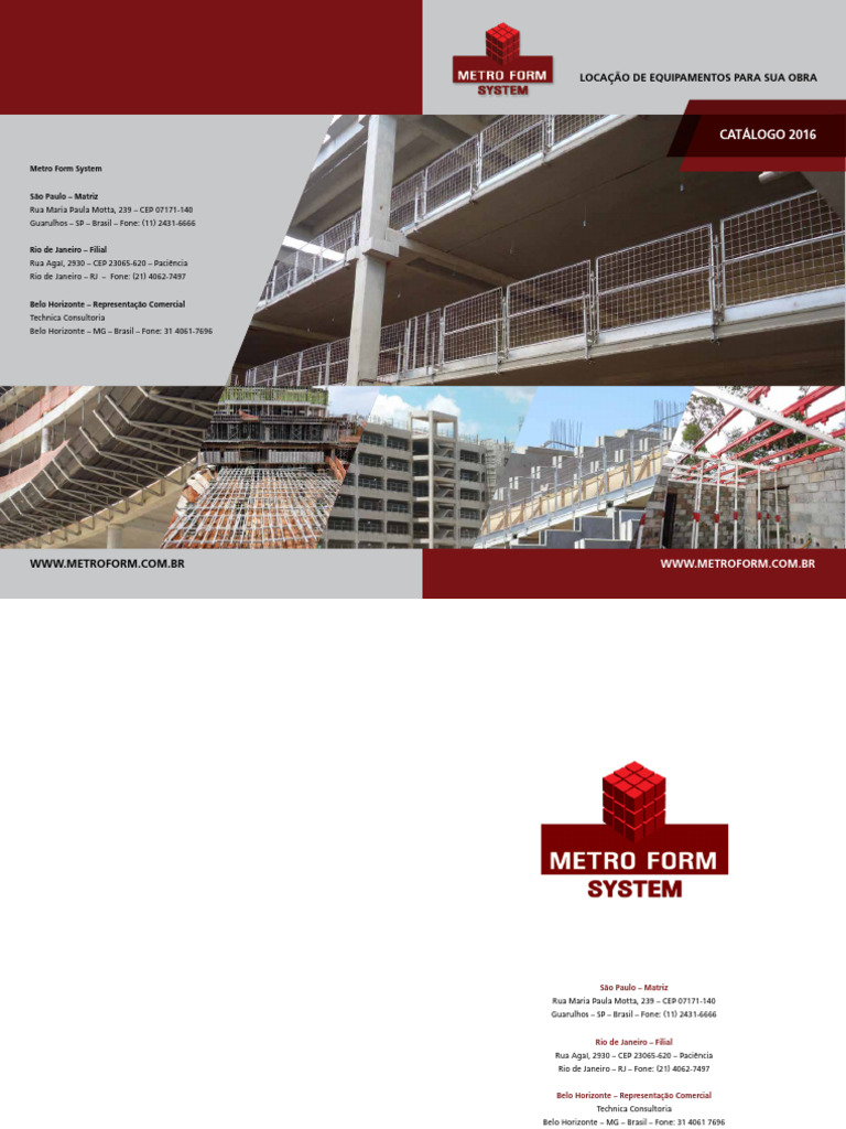 Locação de Equipamentos Metroform | PDF | Brasil | Engenharia