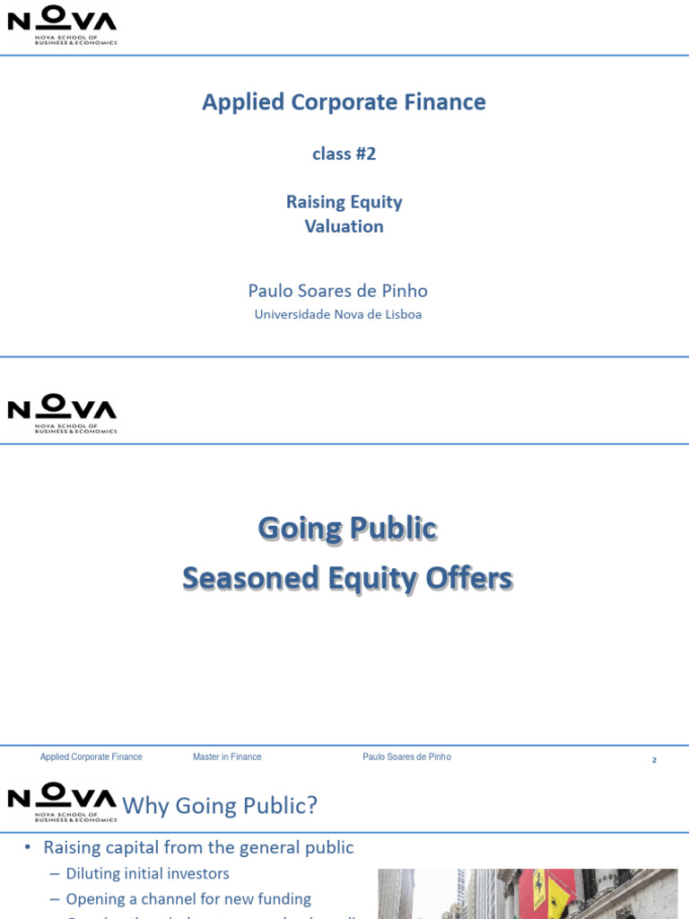 Acf2 2024 | PDF | Initial Public Offering | Cost Of Capital