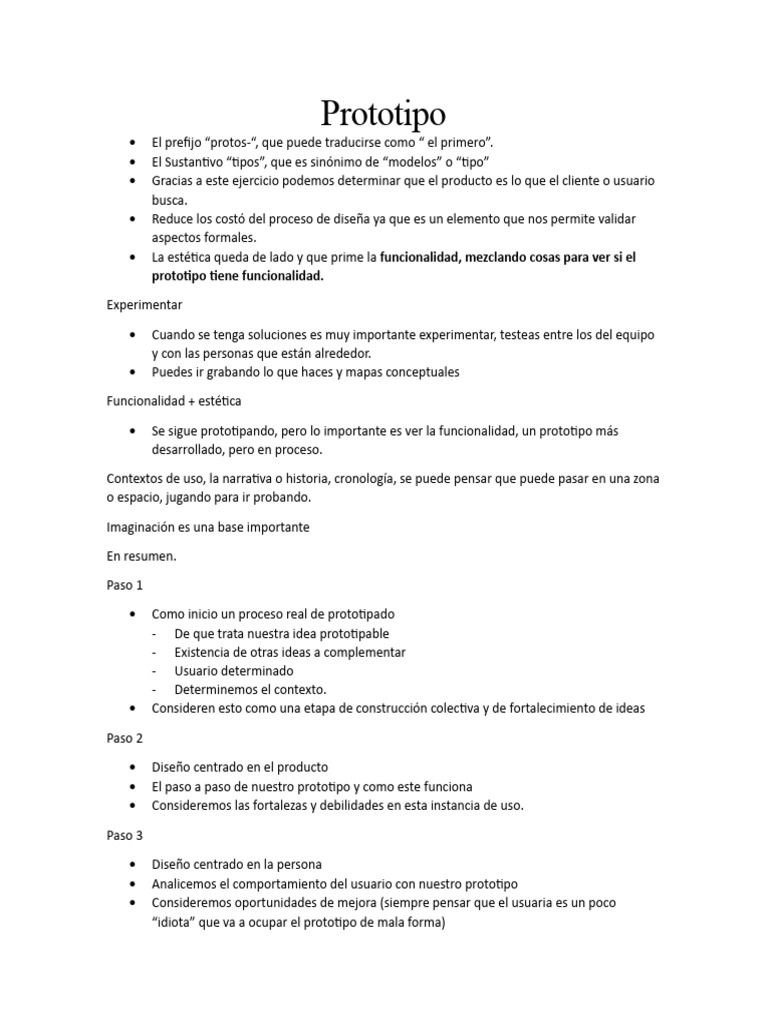 Prototipo | PDF | Diseño | Software