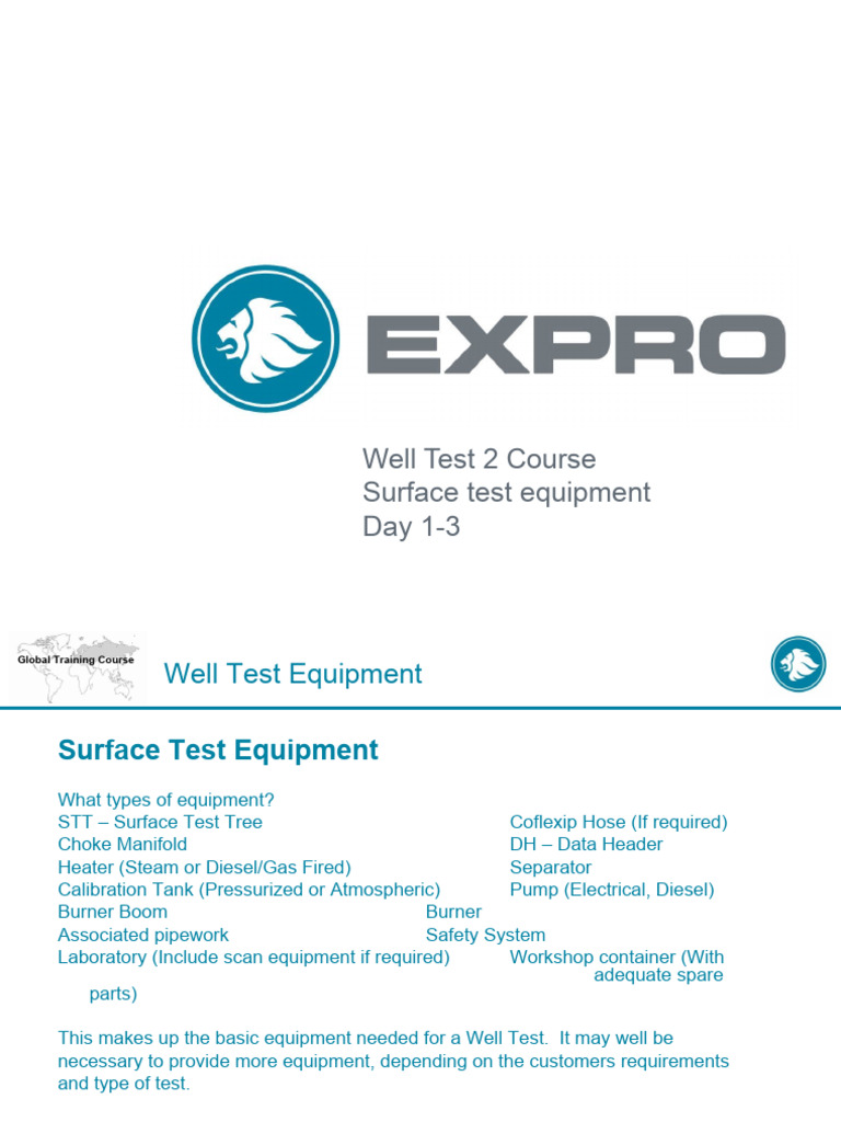 Slide Show WT2 Day 1-3 (Surface Test Kit 1) DONE | PDF | Valve