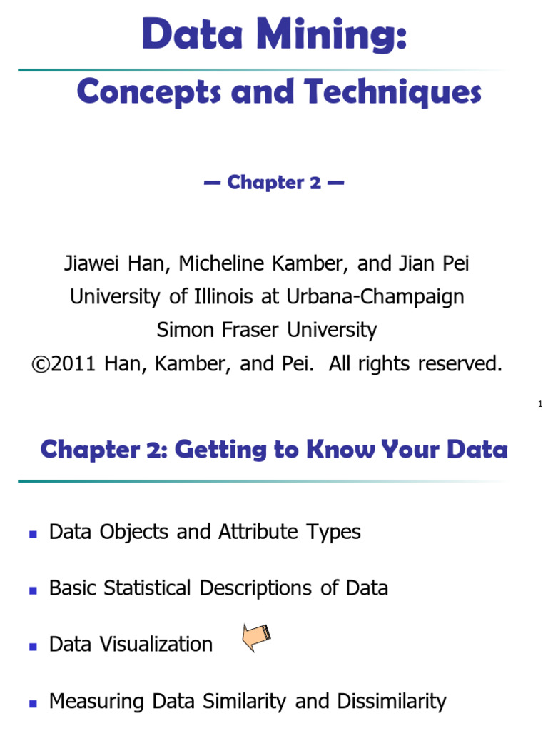 Chapter -2 Data Mining | PDF | Norm (Mathematics) | Data