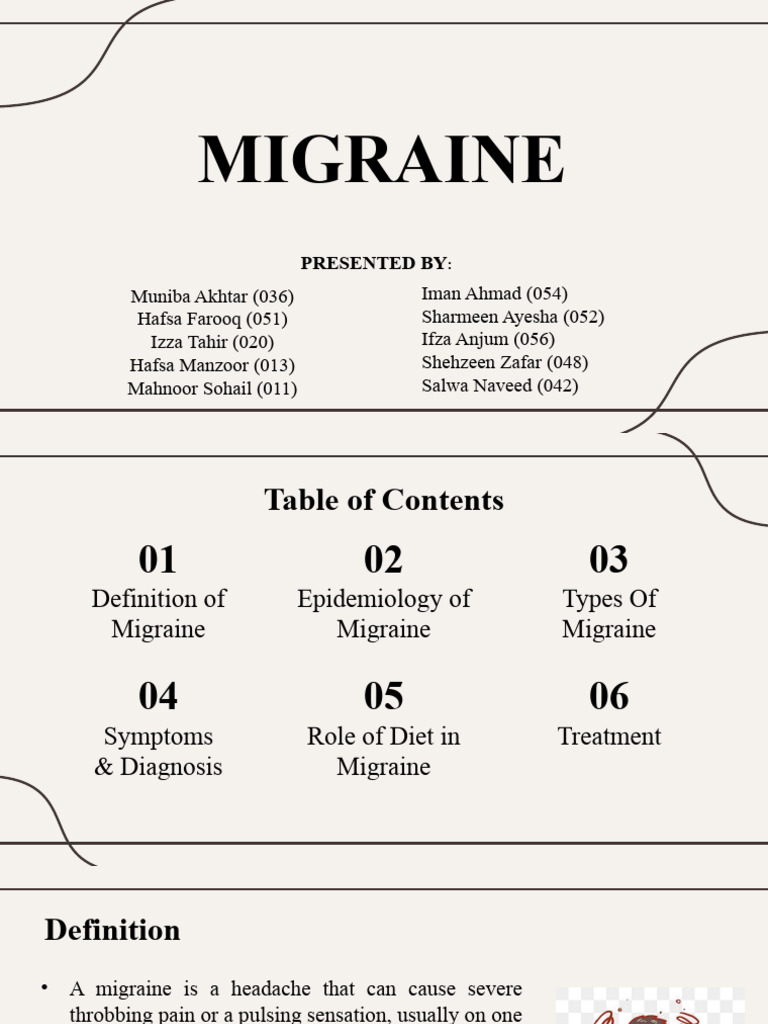 Migraine (1) | PDF | Migraine | Headache