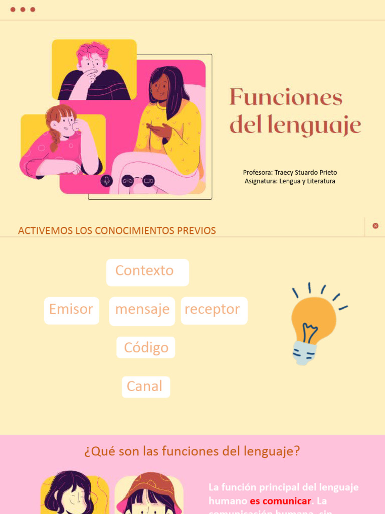 Funciones del Lenguaje: Guía Completa | PDF | Comunicación ...