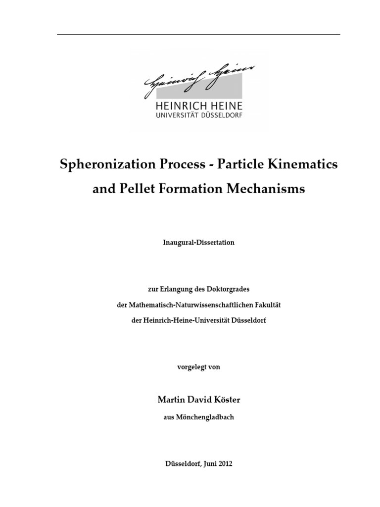 Spheronization and Pellet Formation Insights | PDF | Dose (Biochemistry ...