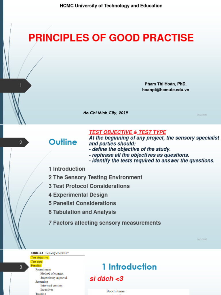 Lesson 3 Principles of Good Practice | PDF | Perception | Stimulus ...