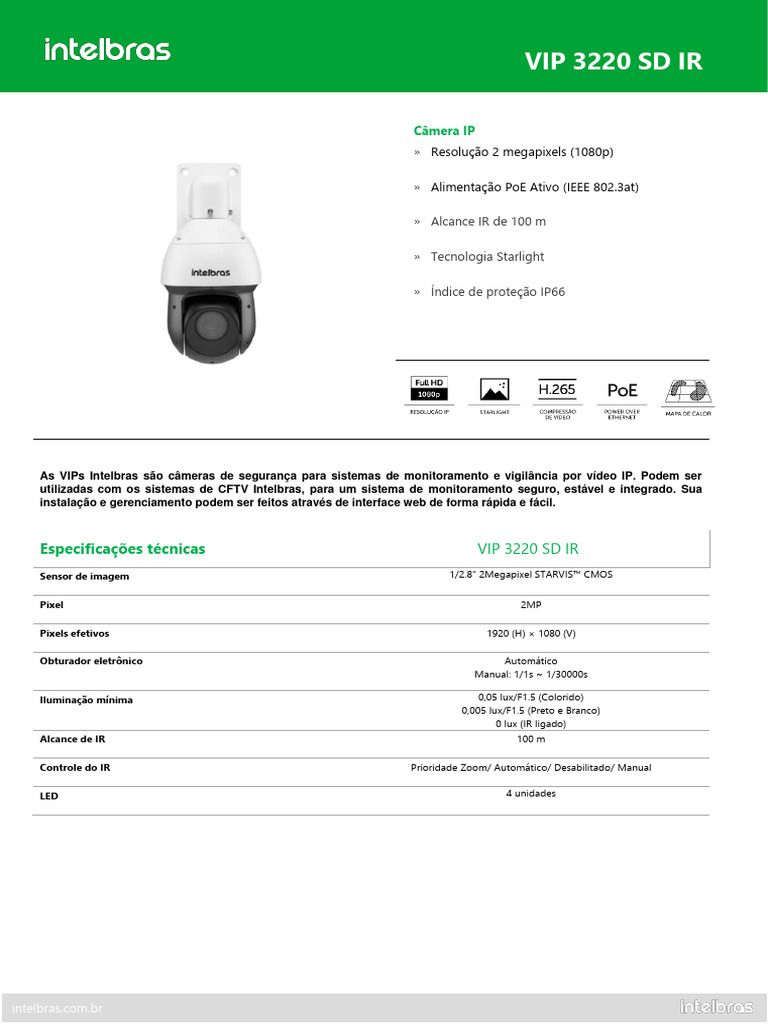 Datasheet - VIP 3220 SD IR - V7 - 0 | PDF | Pixel | Internet