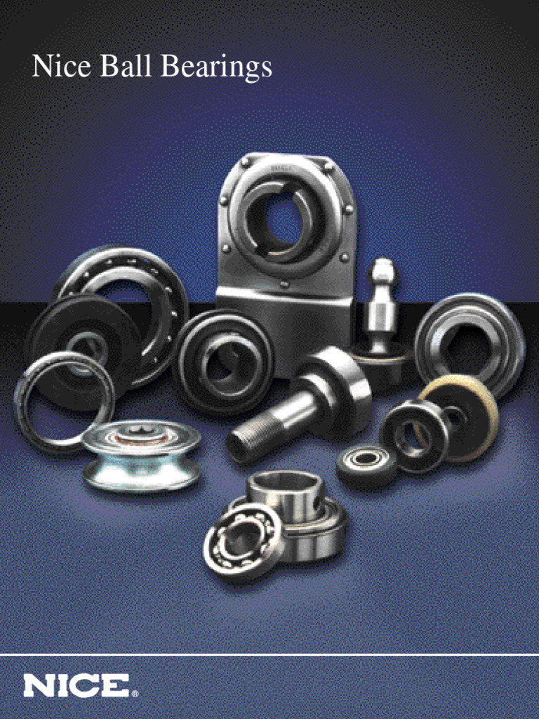 Cat. NICE | PDF | Bearing (Mechanical) | Steel