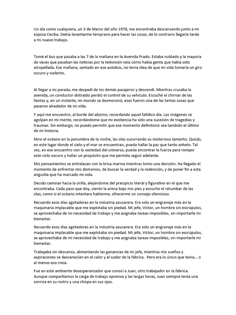 Un día como cualquiera | PDF